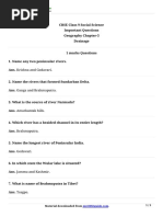 Grade 9 MAP WORKSHEET DRAINAGE (Geography) | PDF