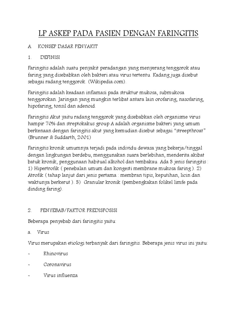 LP Faringitis | PDF