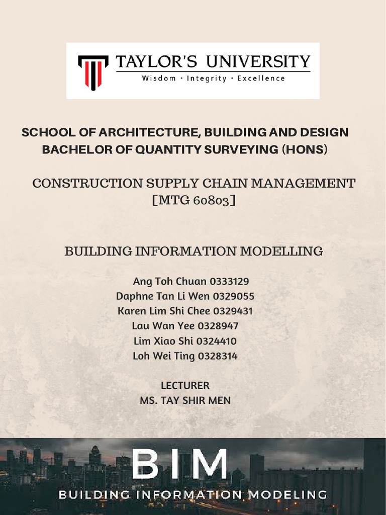 School of Architecture, Building and Design Bachelor of Quantity Surveying (Hons) | PDF ...