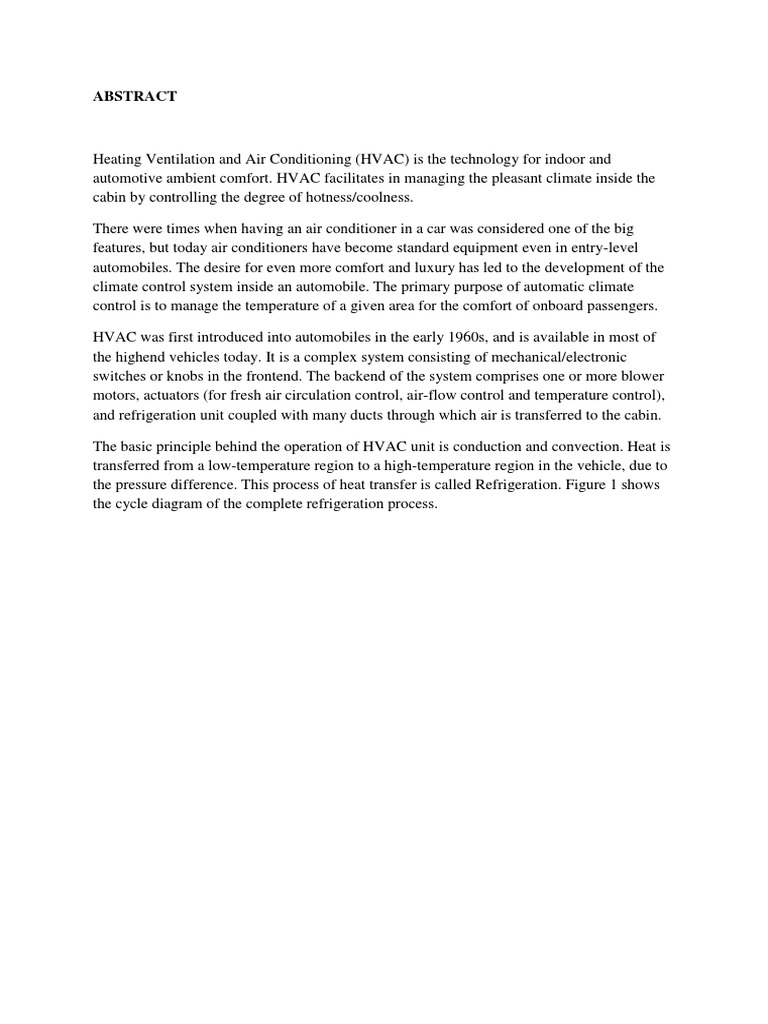 Abstract | PDF | Hvac | Air Conditioning