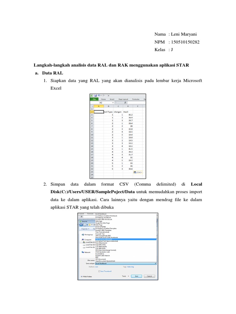 Analisis Data RAL dan RAK Menggunakan Aplikasi STAR | PDF