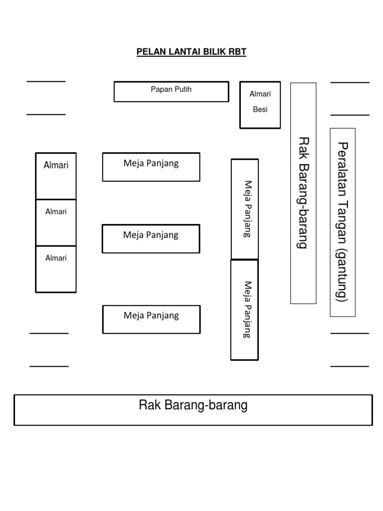 Pelan Lantai Bilik RBT | PDF