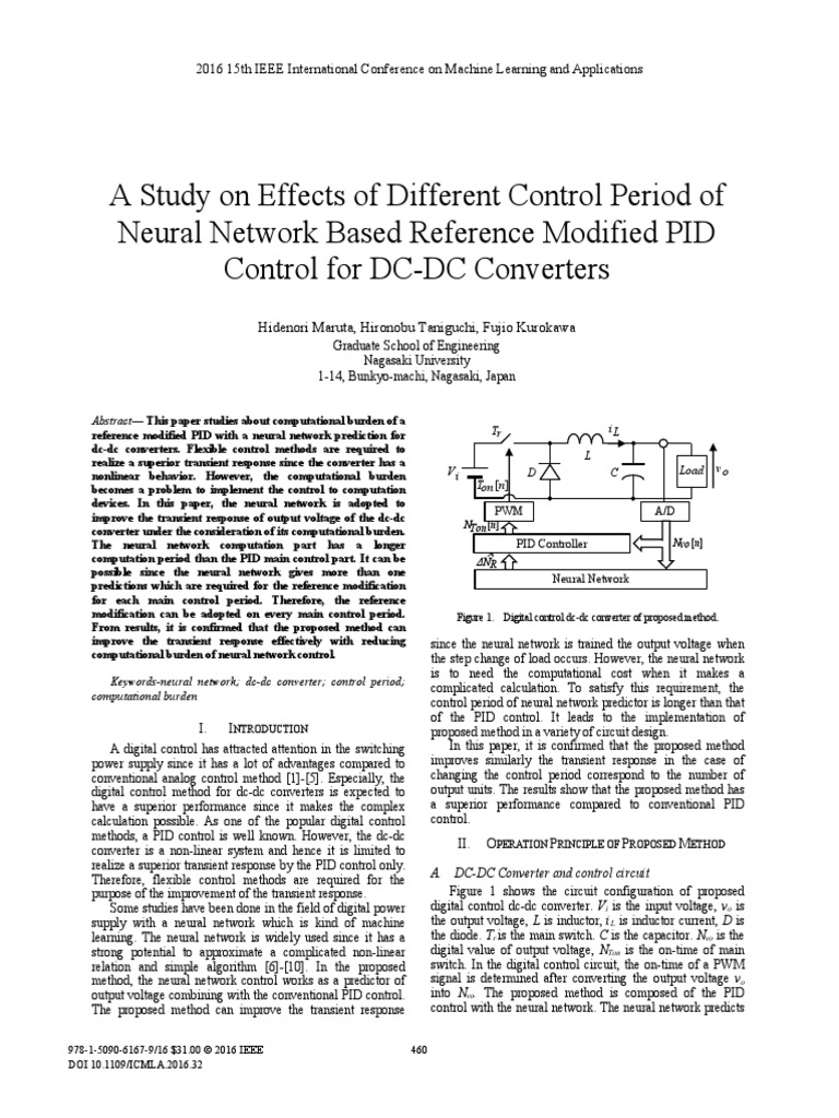 A Study On Effects of Different Control Period of Neural Network Based Reference Modified PID ...