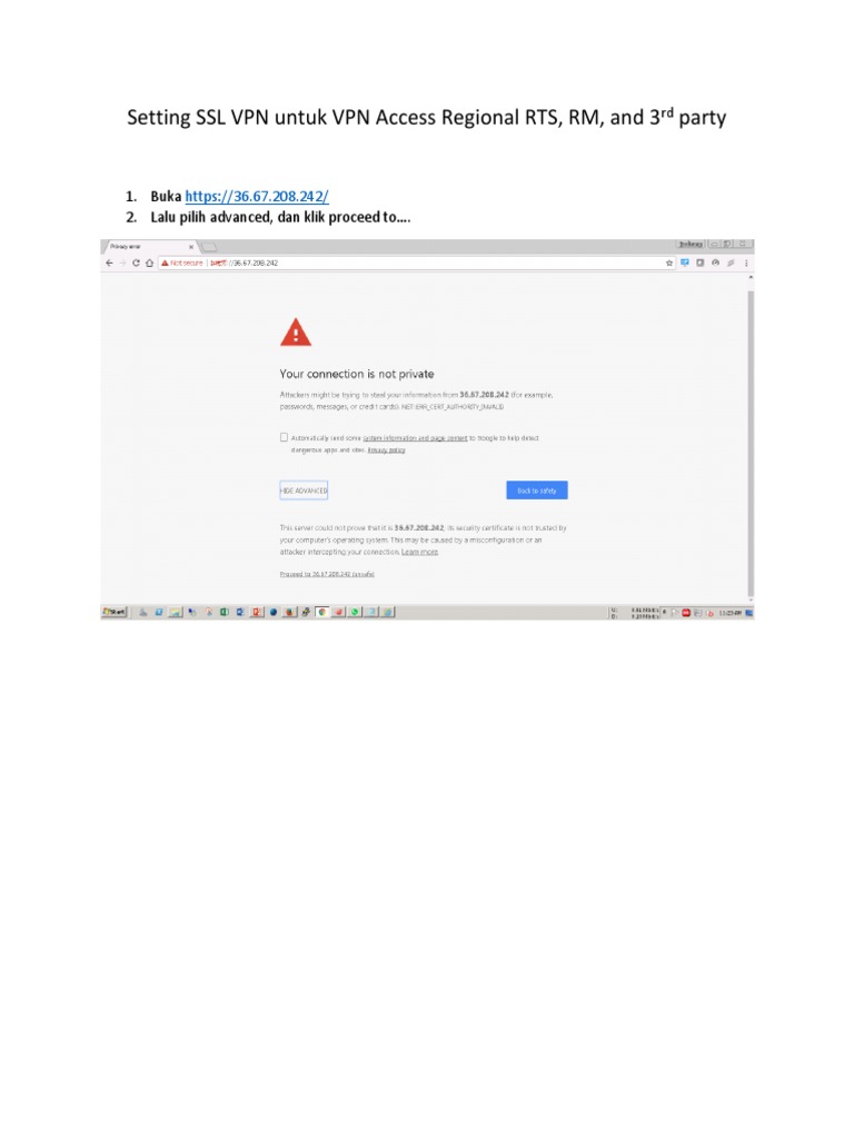 Setting SSL VPN Untuk VPN Access Huawei PDF | PDF