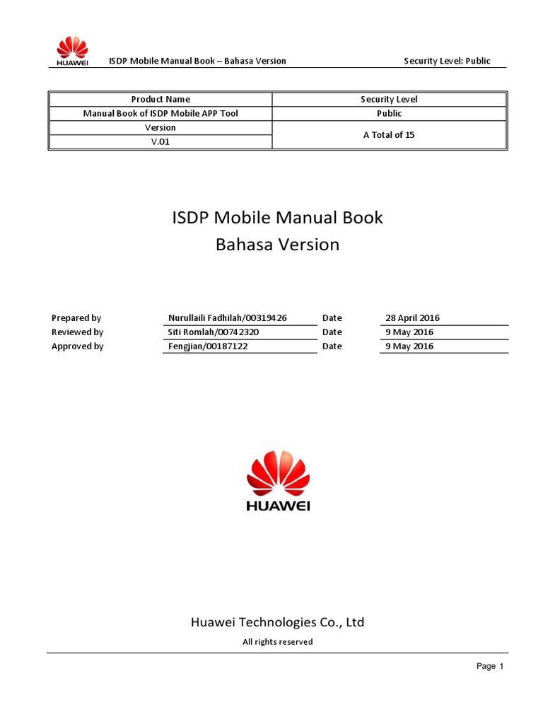 ISDP Mobile Manual Book (Bahasa Version) | PDF