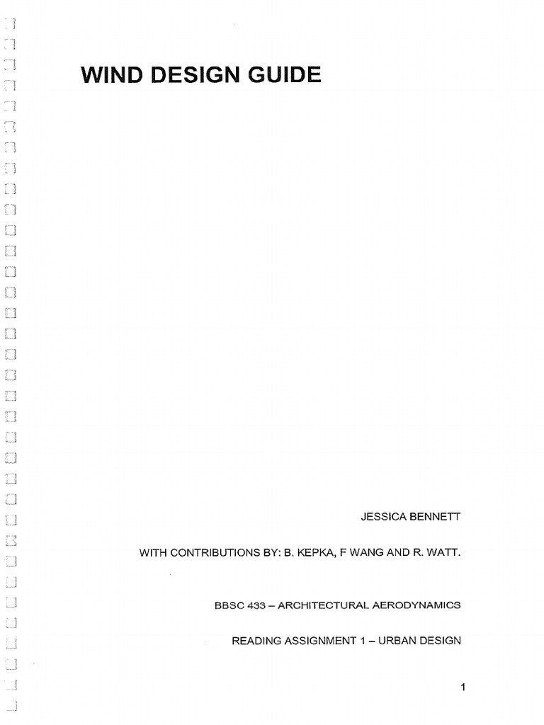 Wind Design Guide PDF | PDF