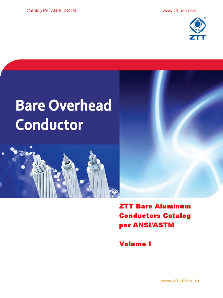 ZTT Bare Aluminum Conductors Catalog | PDF