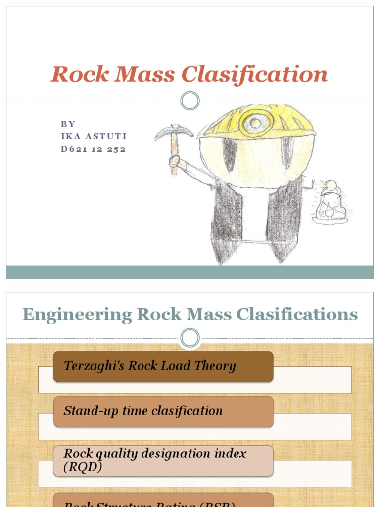 1 Rock Mass Clasification | PDF | Structural Geology | Geology