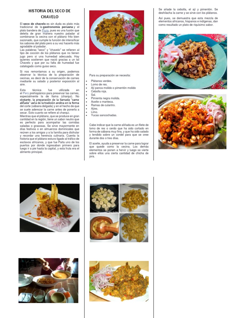 Historia Del Seco de Chavelo | PDF | Pimenton | Cocina de las Americas