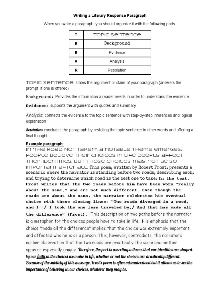 Tbear Defined and Paragraph Example | PDF