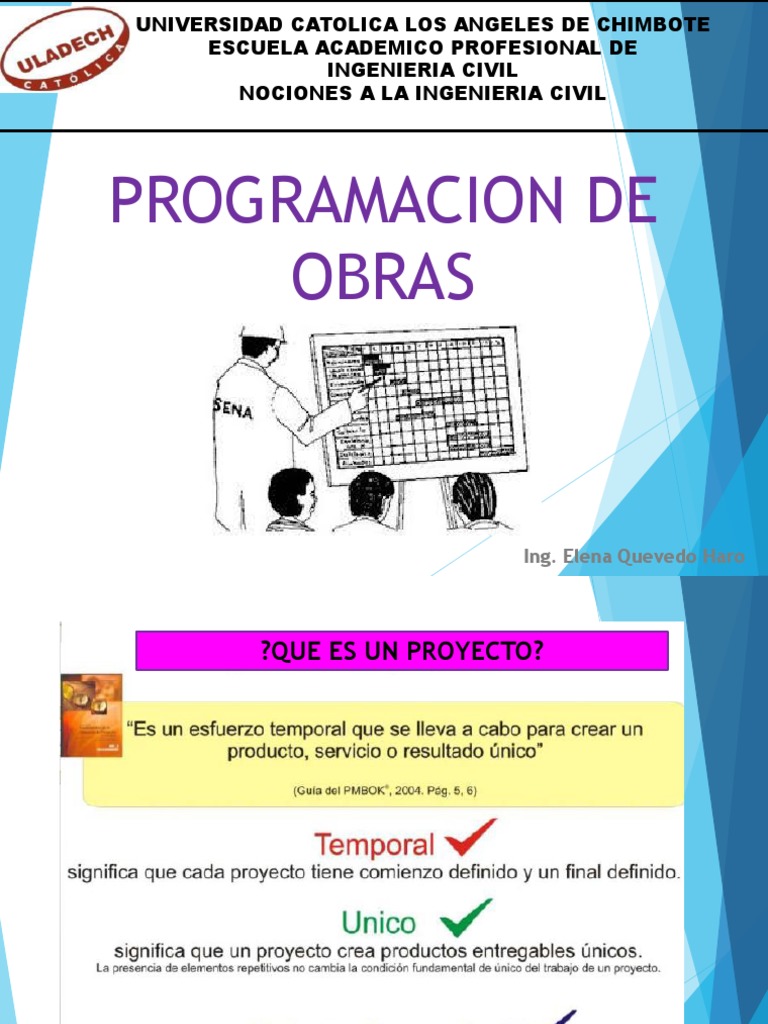 Programacion Obras PDF | PDF | Planificación | Business
