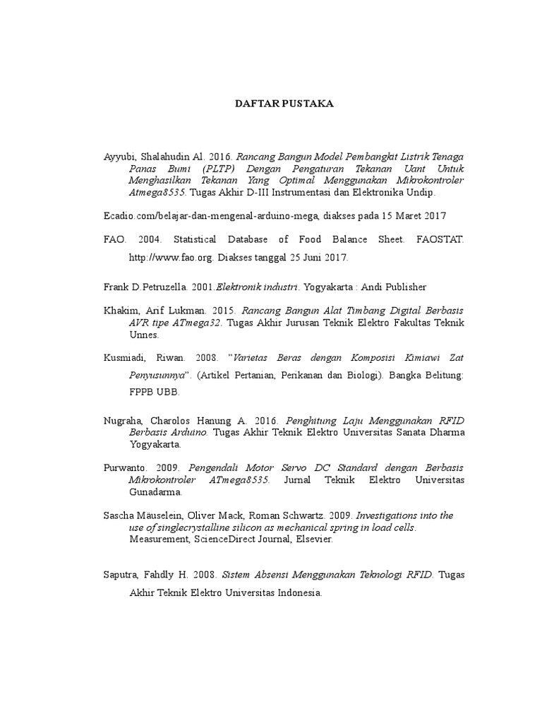 Daftar Pustaka | PDF