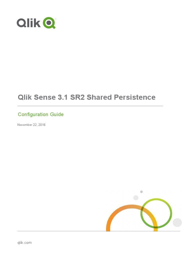 Qlik Sense Shared Persistence 31 SR2 | PDF | Postgre Sql | Computer Cluster