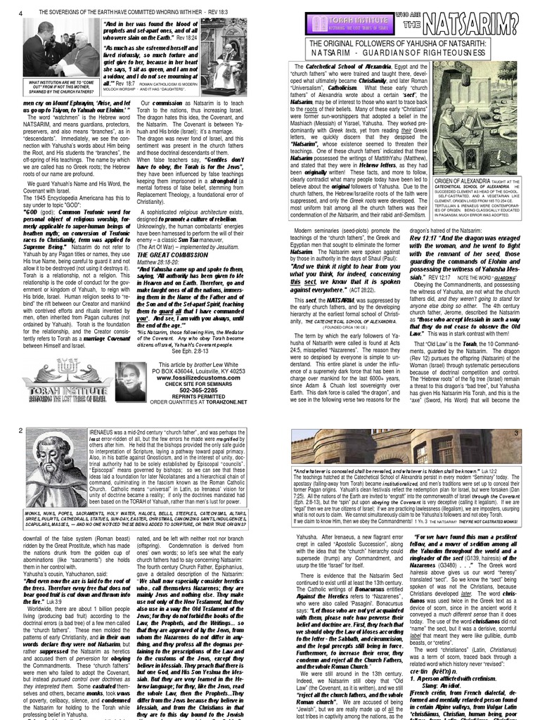 Who Are The Natsarim? | PDF