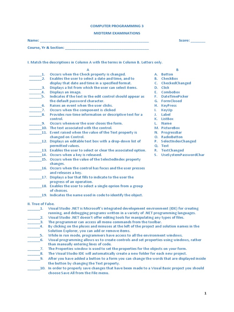 Computer Programming 3 | PDF | Microsoft Visual Studio | Integrated ...