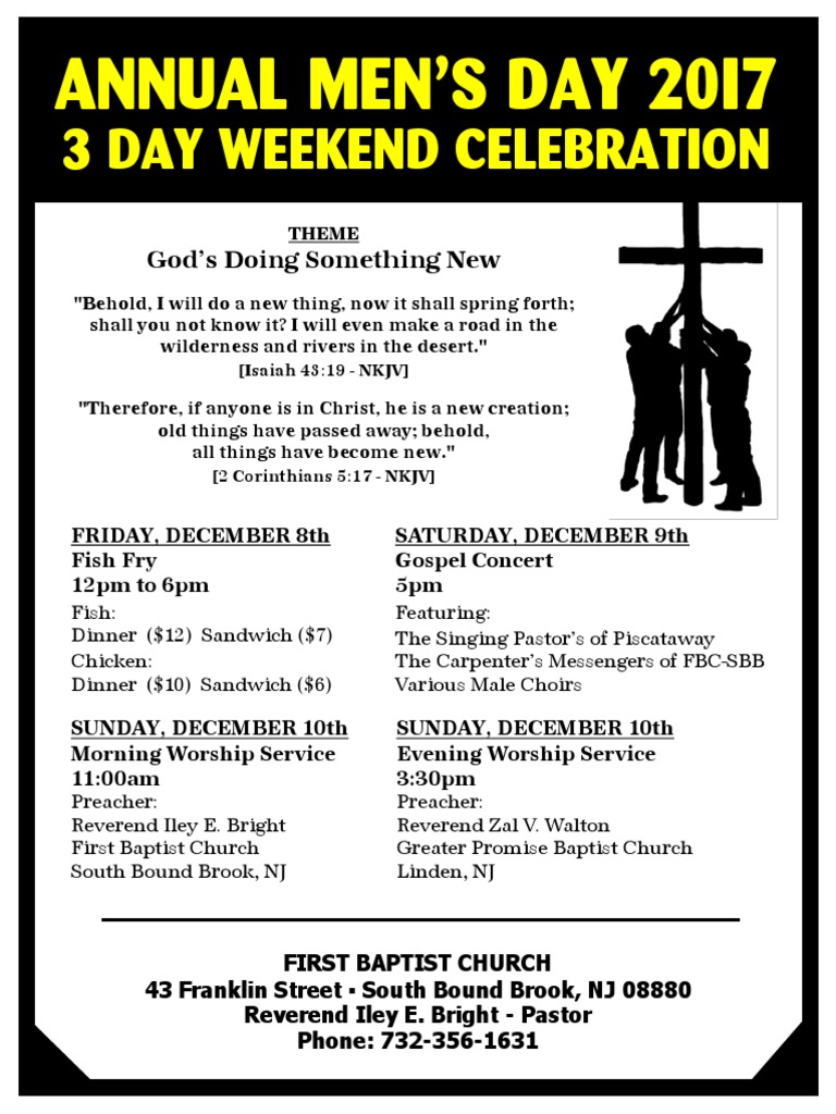 Men's Day Flyer | PDF