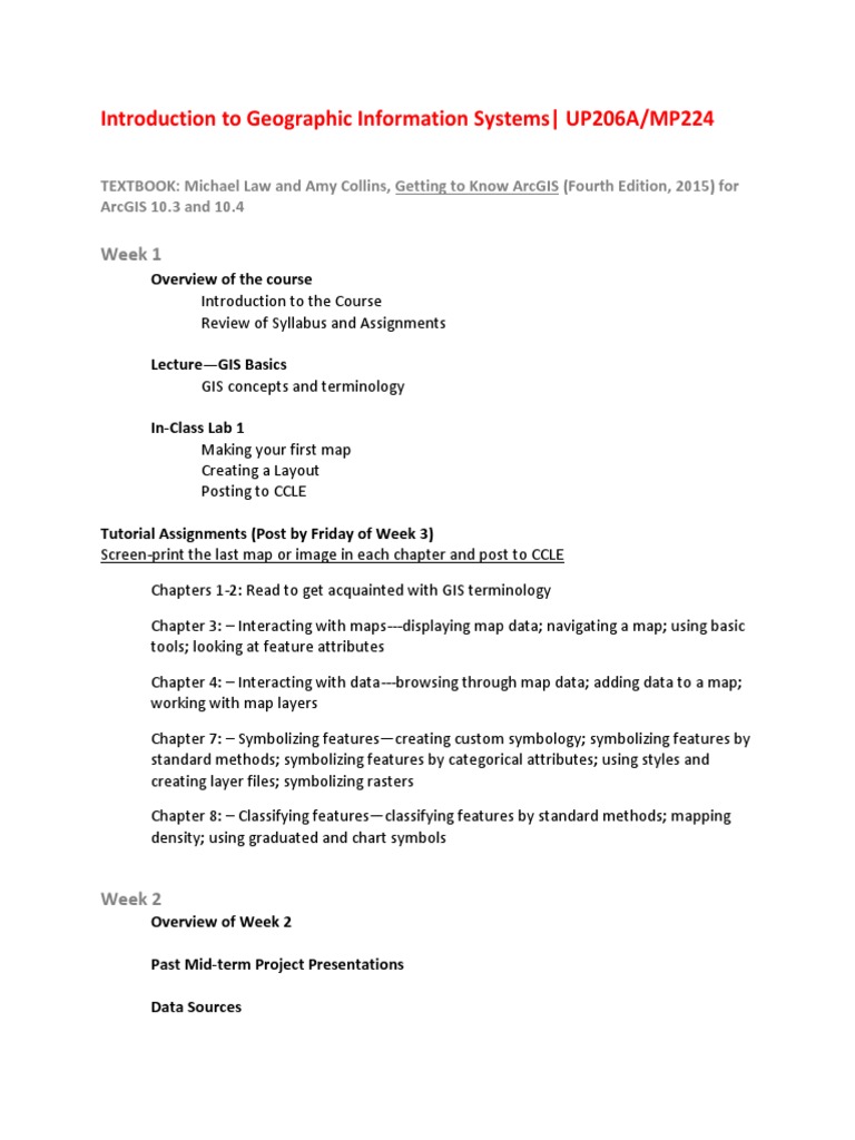 Introduction To Geographic Information Systems - UP206A/MP224 | PDF ...