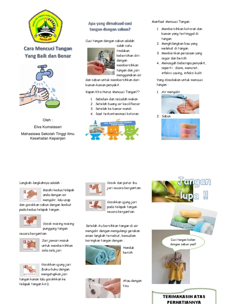 Leaflet Cuci Tangan | PDF