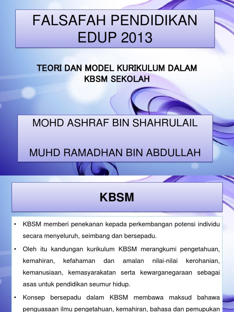 Presentation KBSM Elemen FPK | PDF | Karier & Perkembangan | Seni