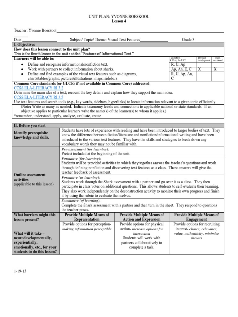 Ccss - Ela-Literacy - Ri.3.2 Ccss - Ela-Literacy - Ri.3.5: Pre ...
