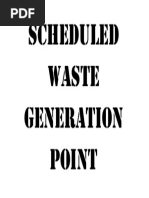 Scheduled Waste Label | PDF