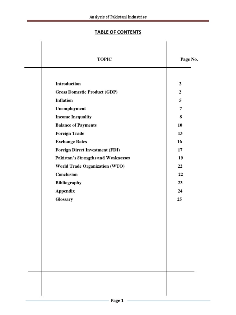 Analysis of Pakistani Industries | PDF | Foreign Direct Investment ...
