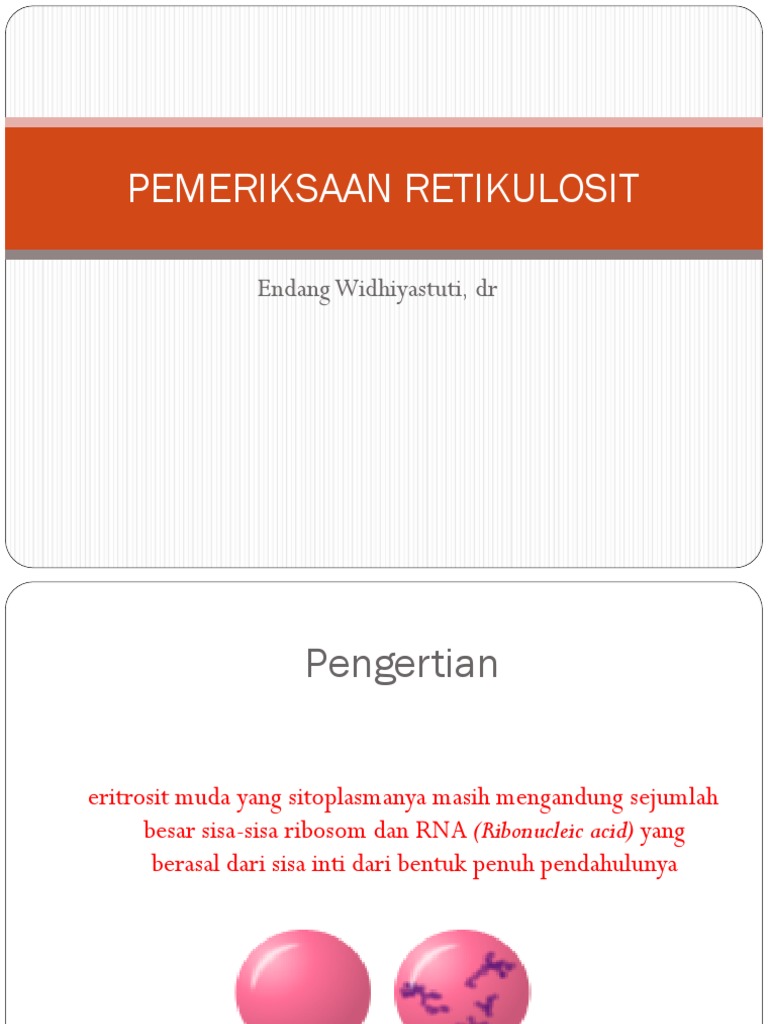 Pemeriksaan Retikulosit | PDF