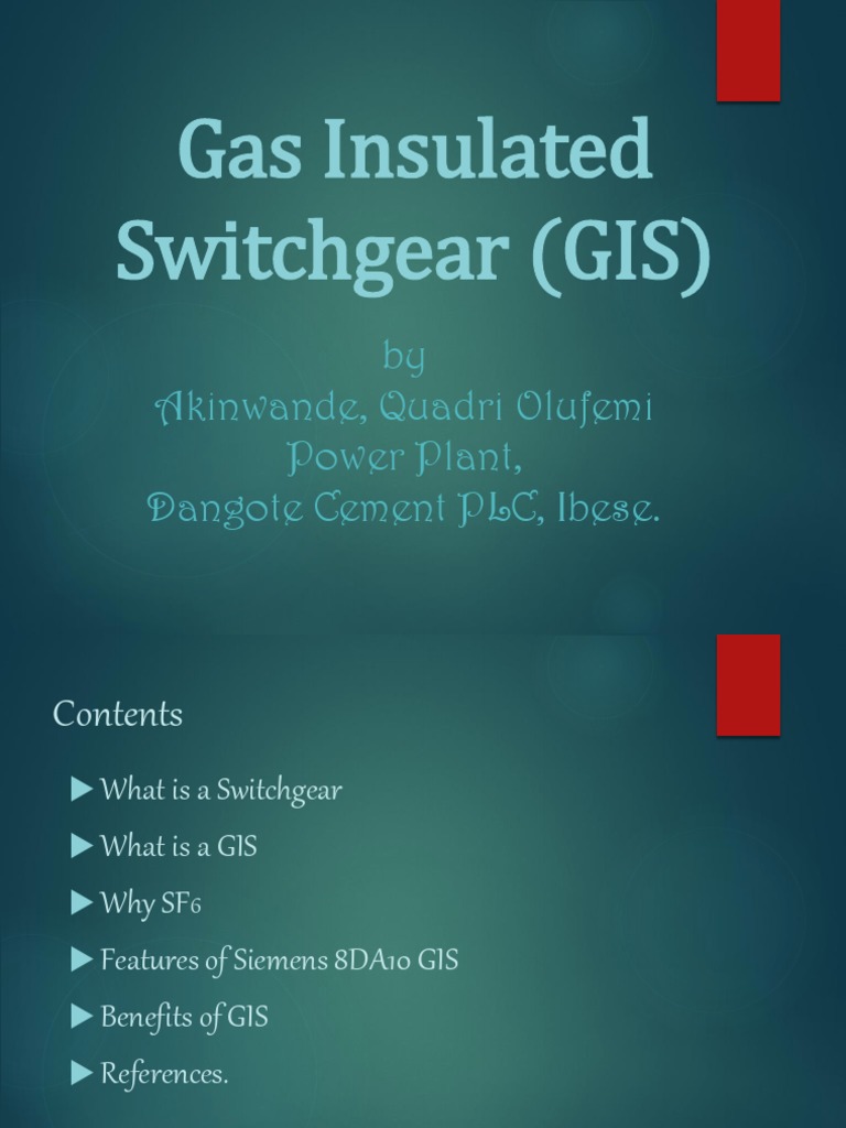 Gas Insulated Switchgear Guide | PDF | Insulator (Electricity ...