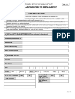 Msunduzi Application Form | PDF | Driver's License | Justice