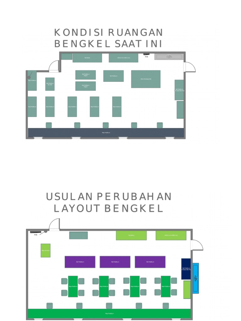 Layout Bengkel | PDF
