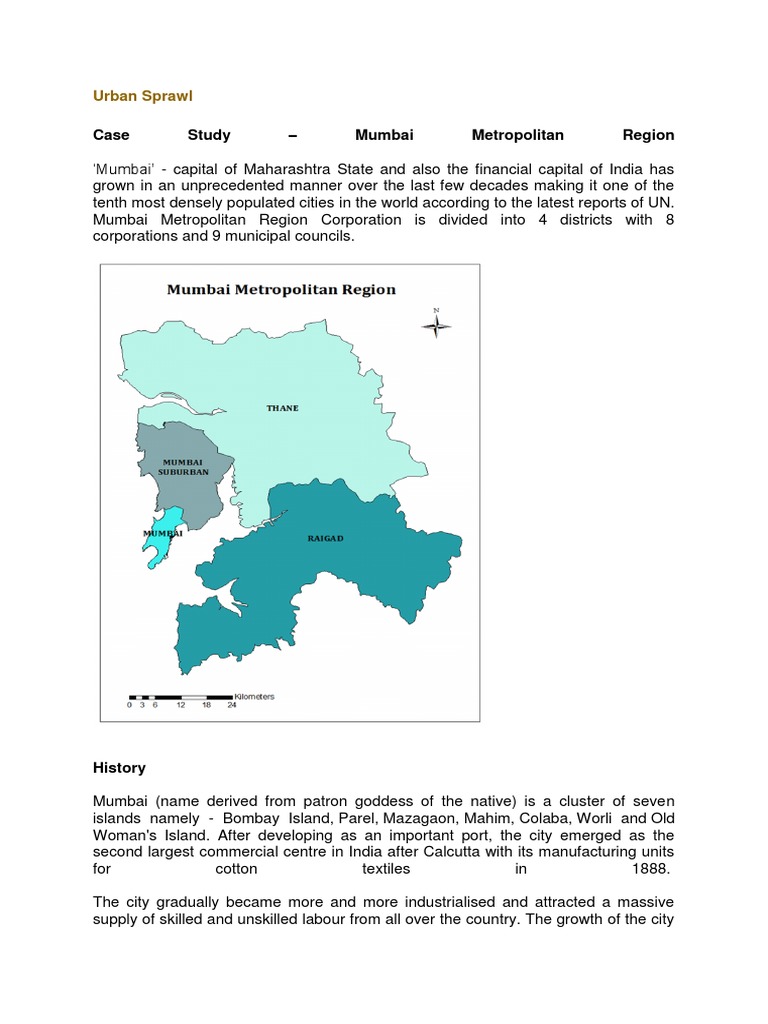 Case Study - Mumbai Metropolitan Region: Urban Sprawl | PDF | Mumbai ...