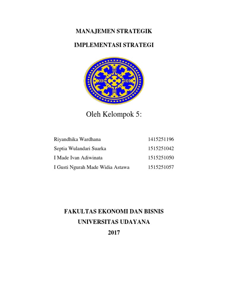 Implementasi Strategi | PDF