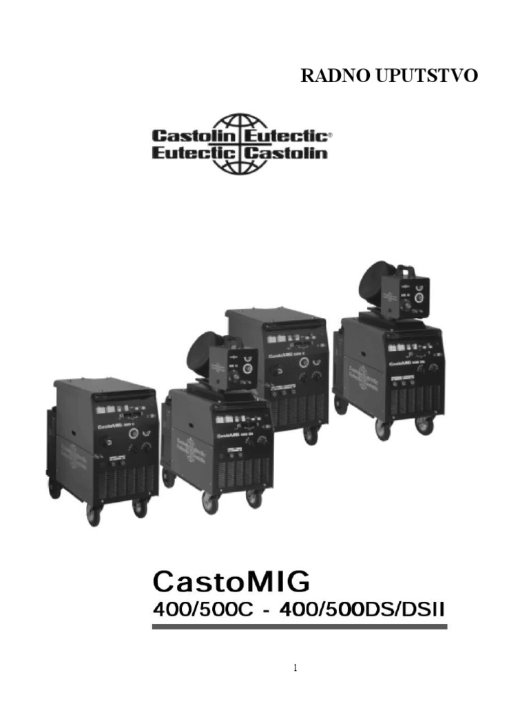 RADNO UPUTSTVO Castomig 400-500 Ds | PDF