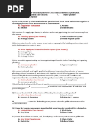 Plumbing Exam Questions and Answers | PDF | Plumbing | Water Heating