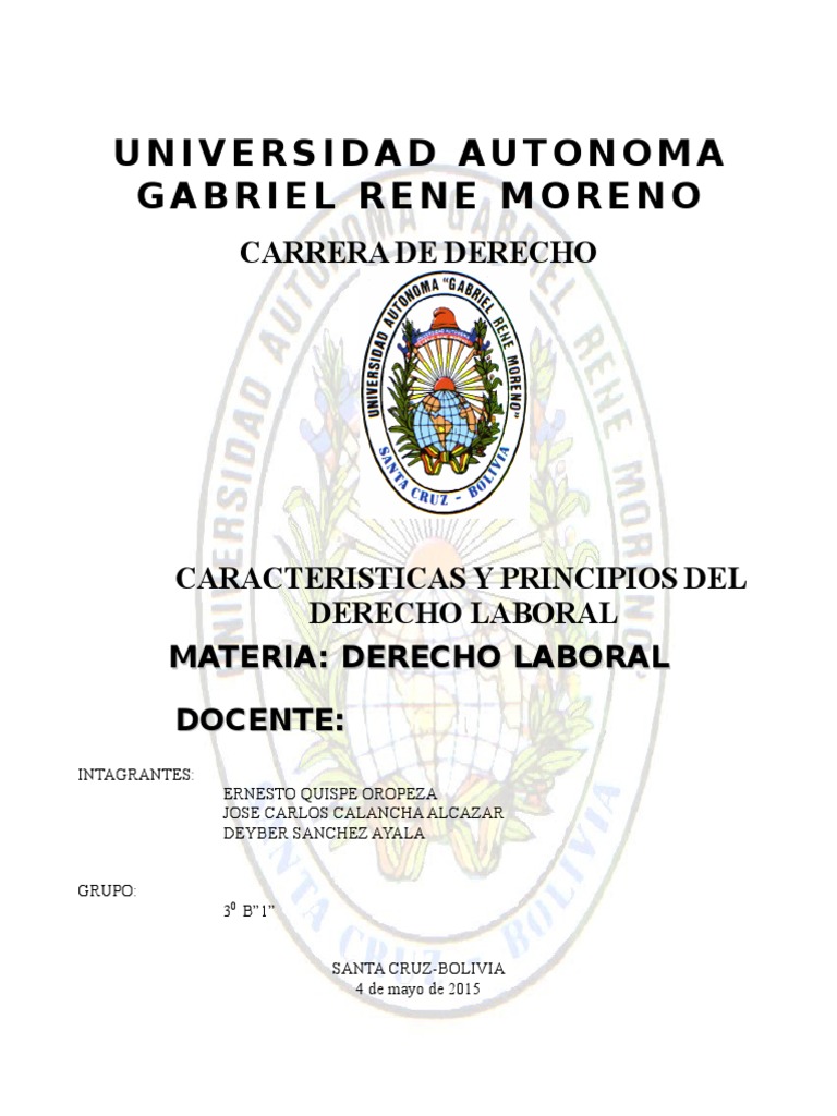 Caratula Uagrm | PDF | Criminología | Delito