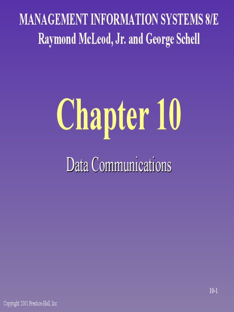 Chap10 DataCommunication | PDF | Computer Network | Osi Model
