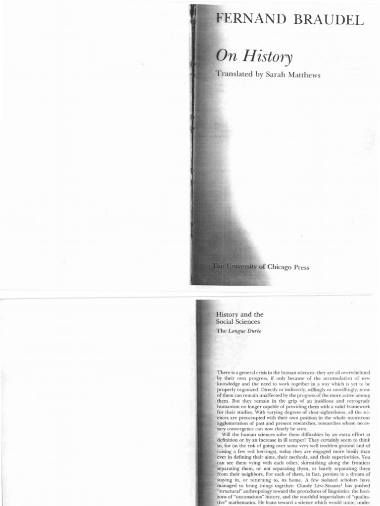 History: Fernand Braudel | PDF | Social Science | Sociology
