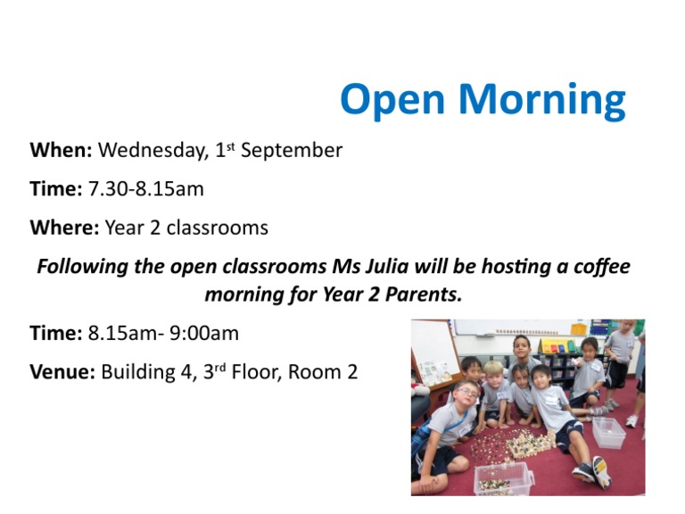 Open Morning | PDF