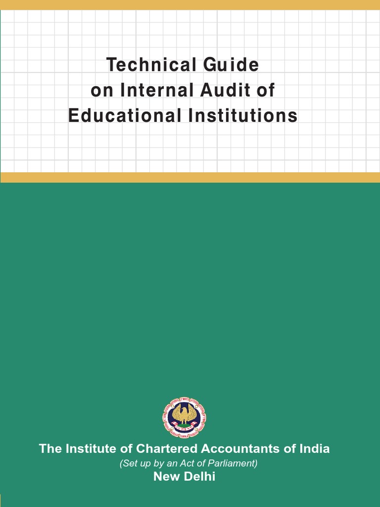 Internal Audit of Educational Institutes PDF | PDF | Internal Audit | Audit