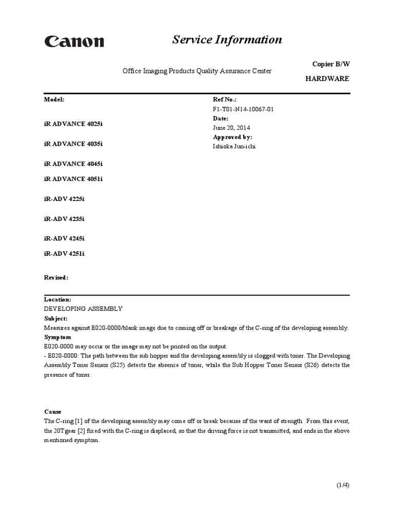 E020 0000 Bulletin | PDF | Equipment