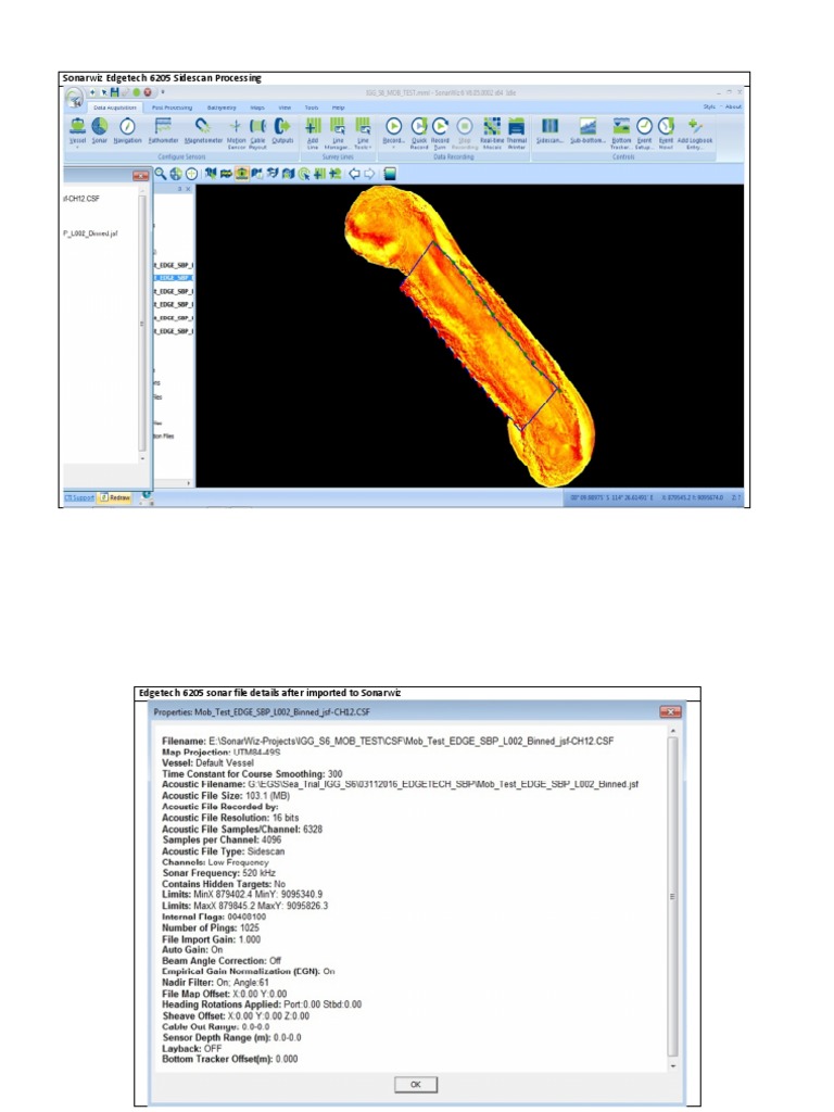 Edgetech 6205 Sidescan | PDF | Sonar | Ultrasound