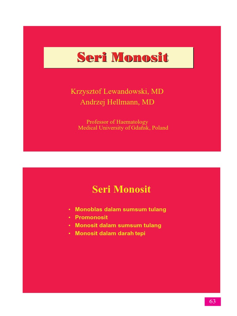 Karakteristik dan Morfologi Monosit | PDF