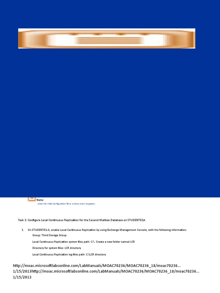 Lab Detailed Steps: Close The Initial Configuration Tasks Window When ...