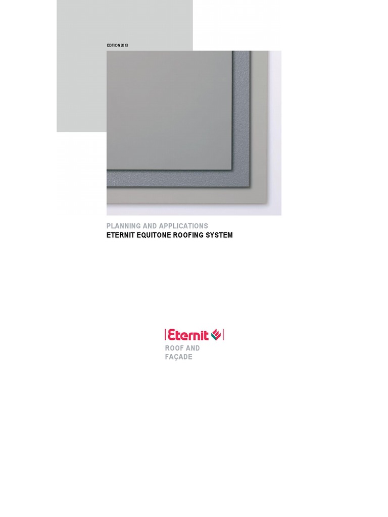 EQUITONE - Roof Application | PDF | Roof | Materials