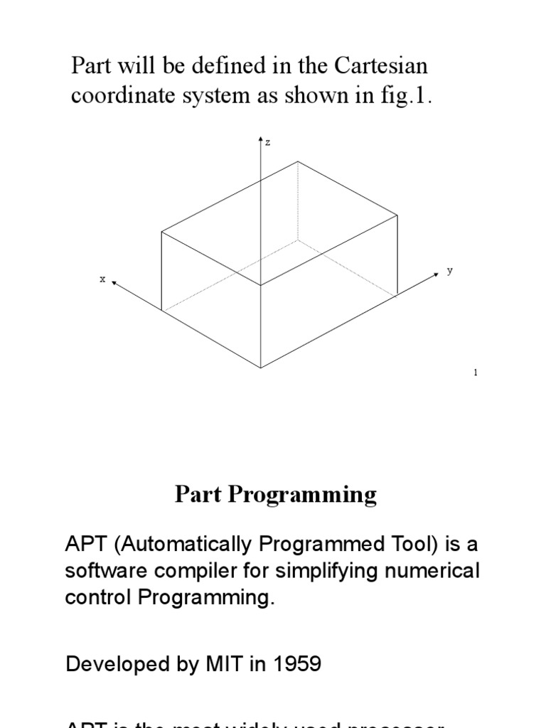 APT Language | PDF | Slope | Computer Program