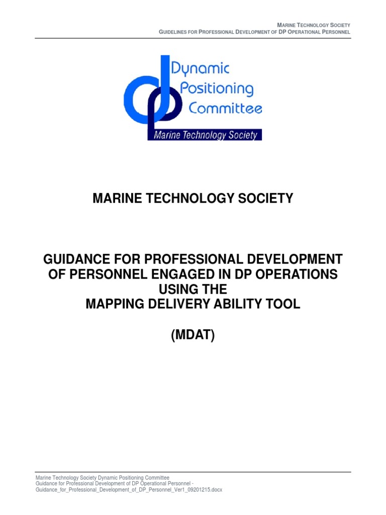 DP Personnel Guidance For Professional Development PDF | PDF | Business