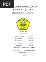 Laporan Fisika Dasar Viskositas Zat Cair | PDF