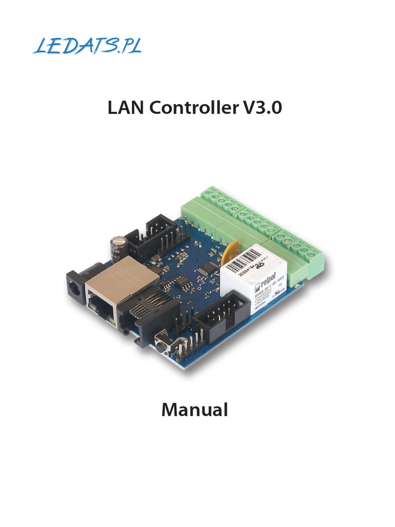Manual LAN Controller V30 LANKON-008 en | PDF | Relay | Switch