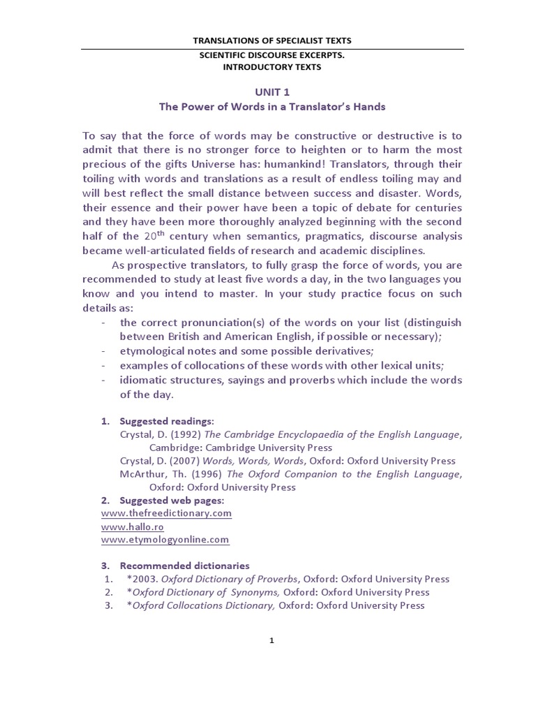 The Power of Words | PDF | Translations | Charles Sanders Peirce