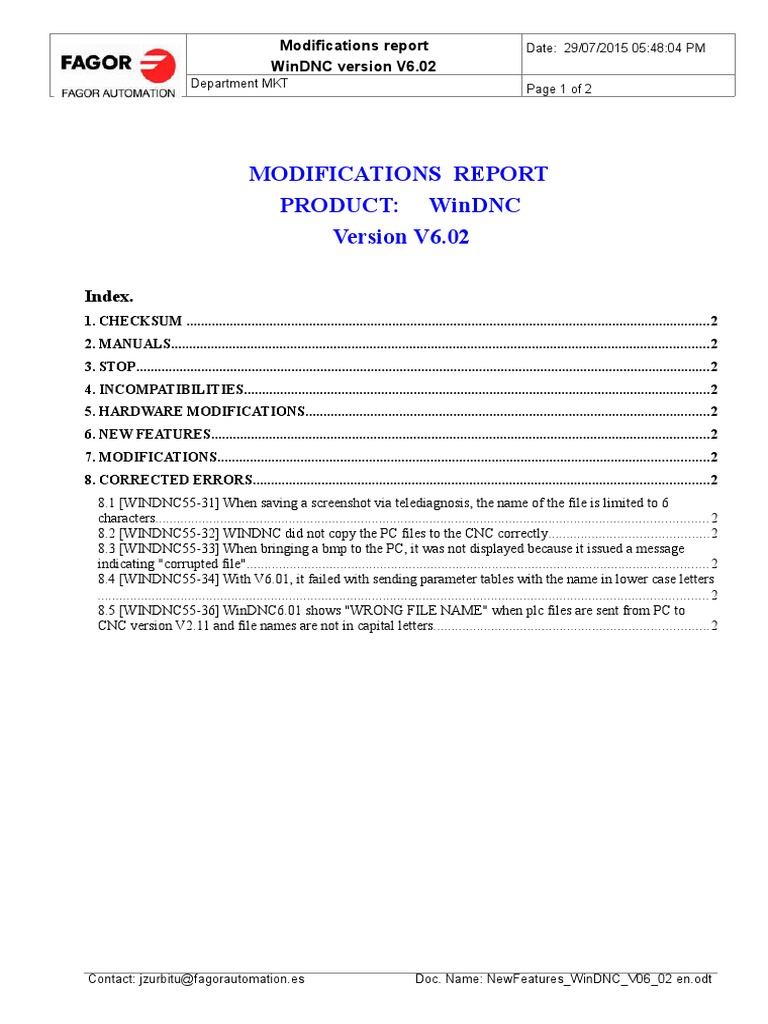 WinDNC V06 02 NewFeatures en | PDF | Computer Data | Computing
